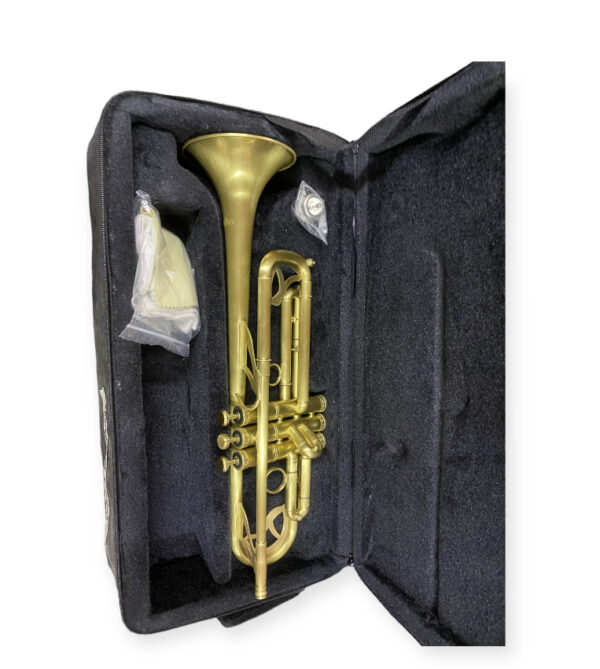 Trompeta fina dorada mate – Mi Melodía