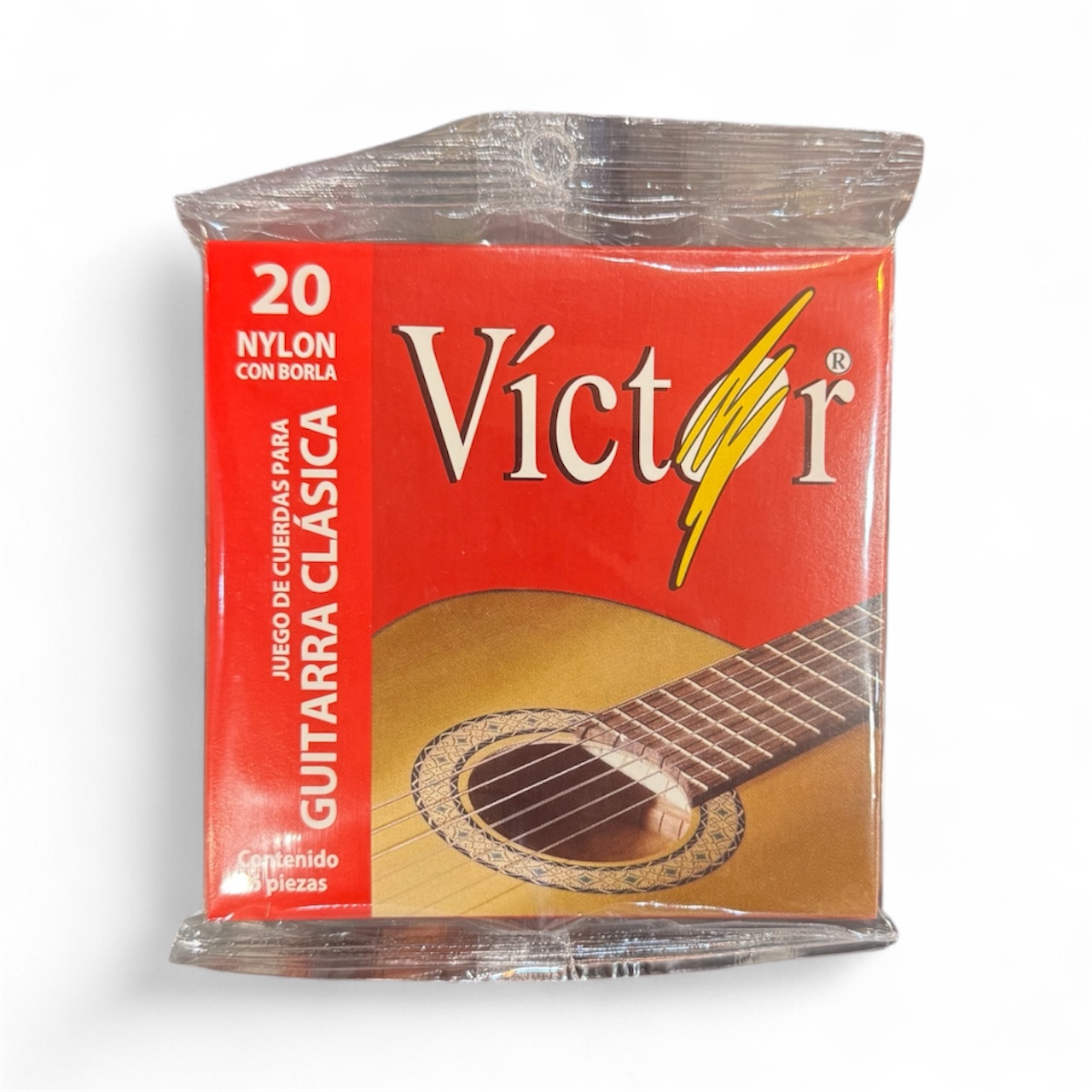 Cuerdas Víctor Nylon 20 – Para Guitarra Clásica con Borla – Mi Melodía
